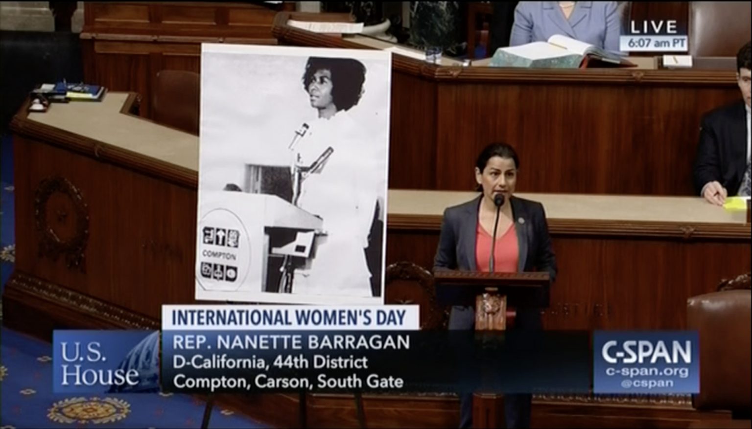 Rep Barragán – Floor Speech Honoring Fmr. Compton Mayor Doris A. Davis ...